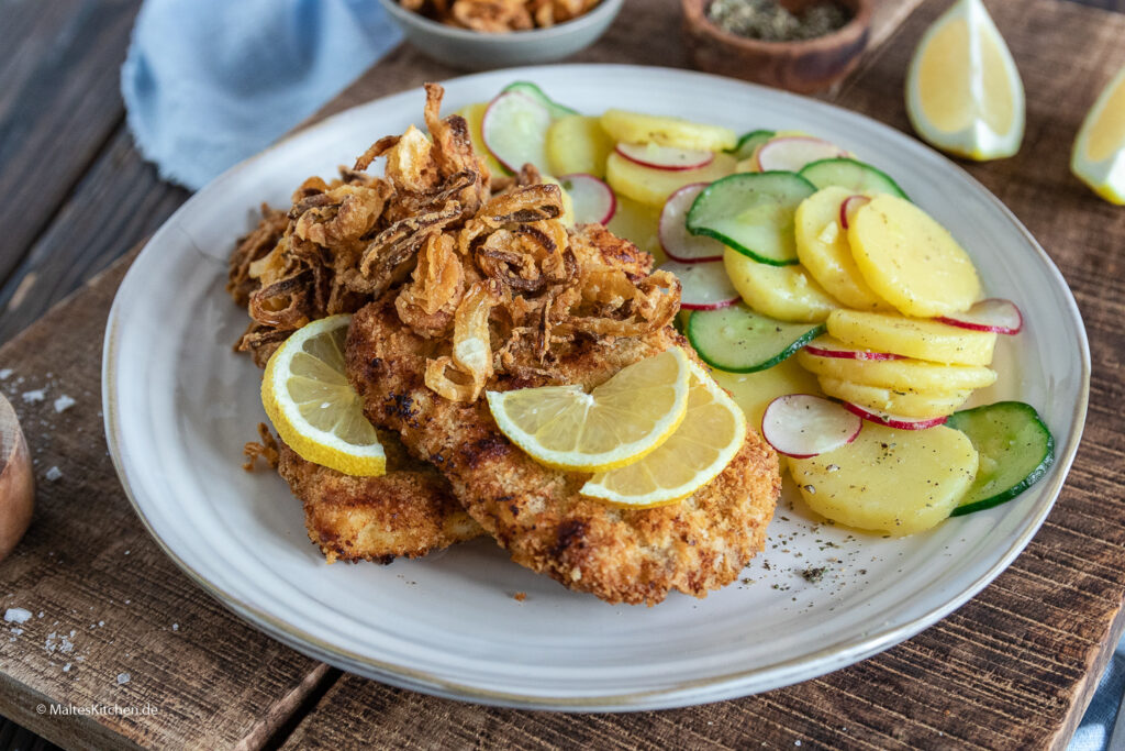 Extra knuspriges Schnitzelbrötchen Banh Mi