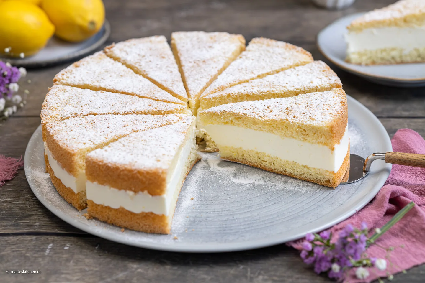 Klassische Käse-Sahne-Torte | herrlich locker & extra cremig